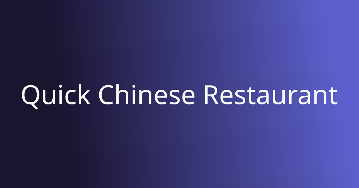 Best Chinese in Jacksonville, FL | Quick Chinese Restaurant | Order Online